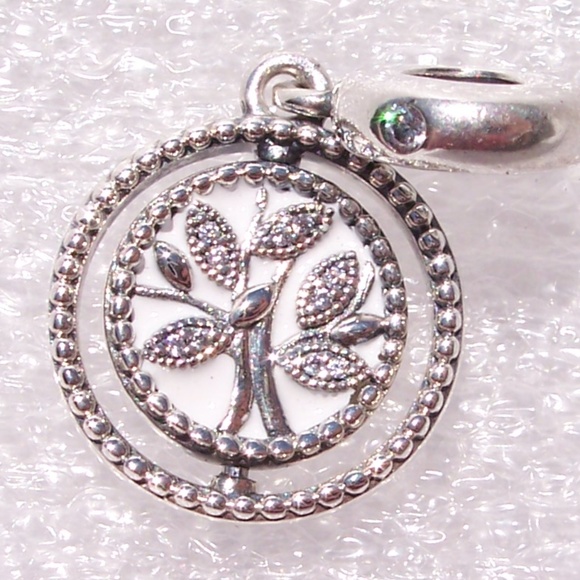 Pandora | Jewelry | Pandora Spinning Tree Of Life Silver Enamel Cz ...
